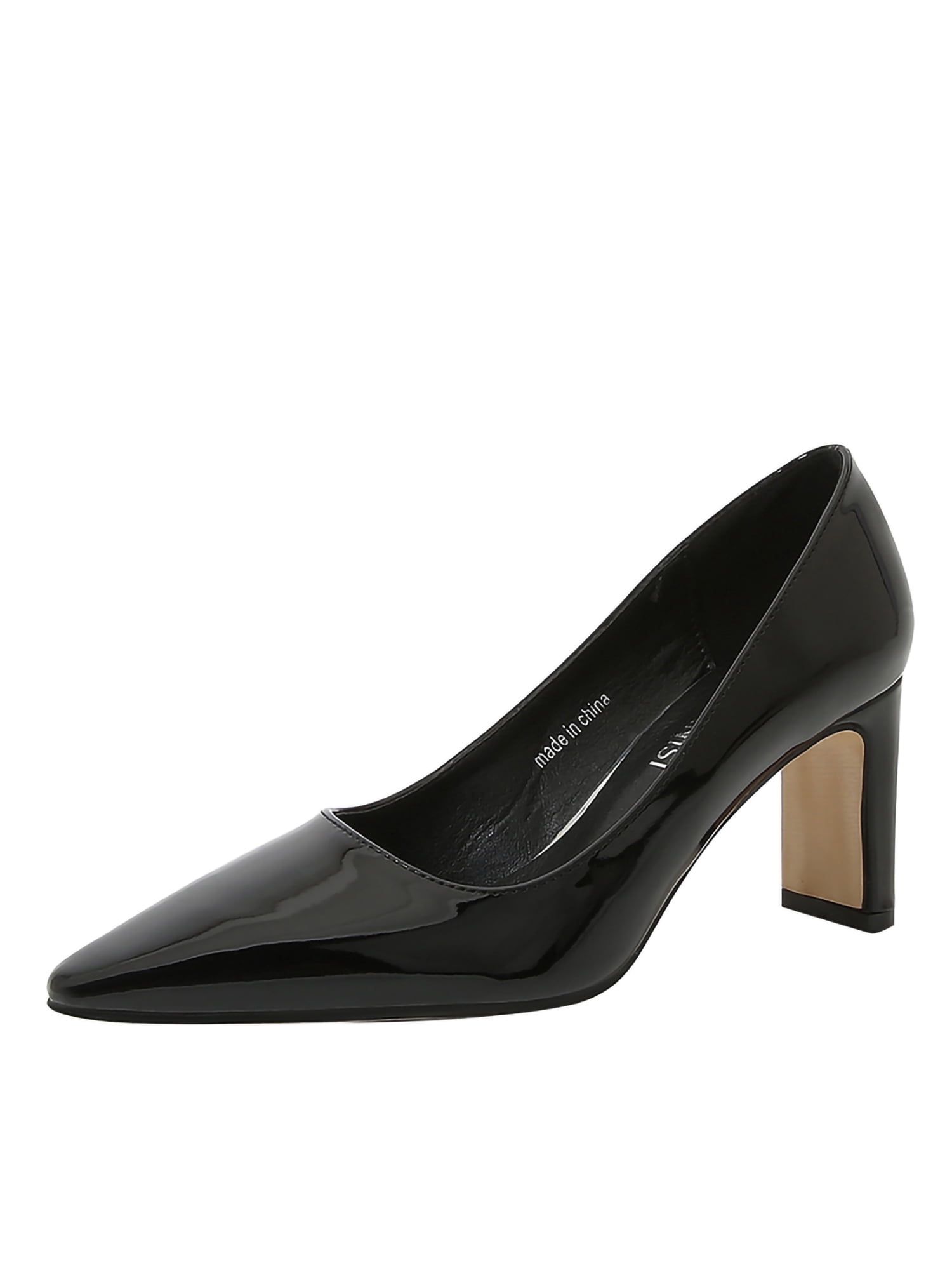 Zodanni Womens Non-slip Chunky Pumps Women Casual Comfort Pointed Toe ...