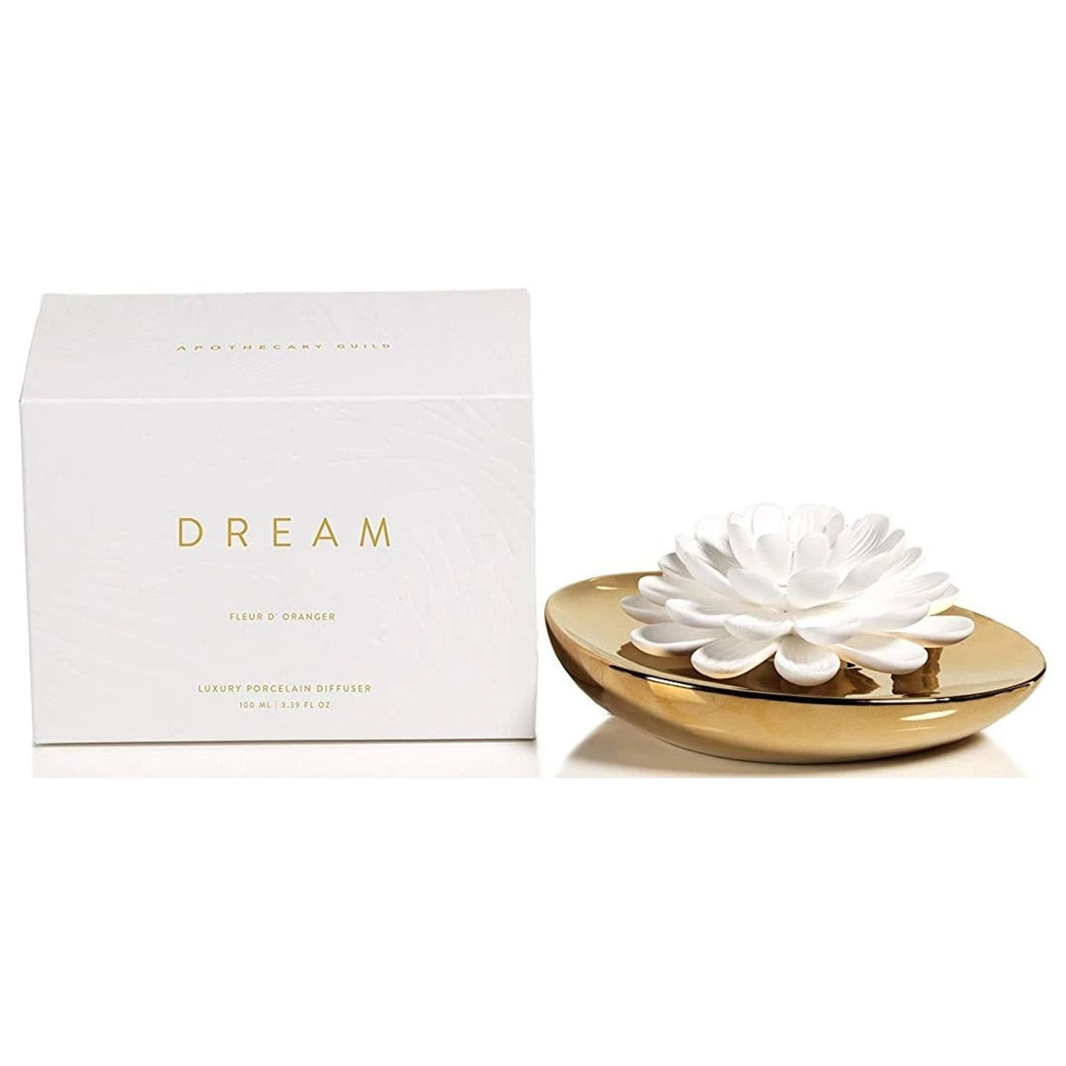 Zodax "Dream" Porcelain Flower Diffuser, Moroccan Peony Fragrance ...