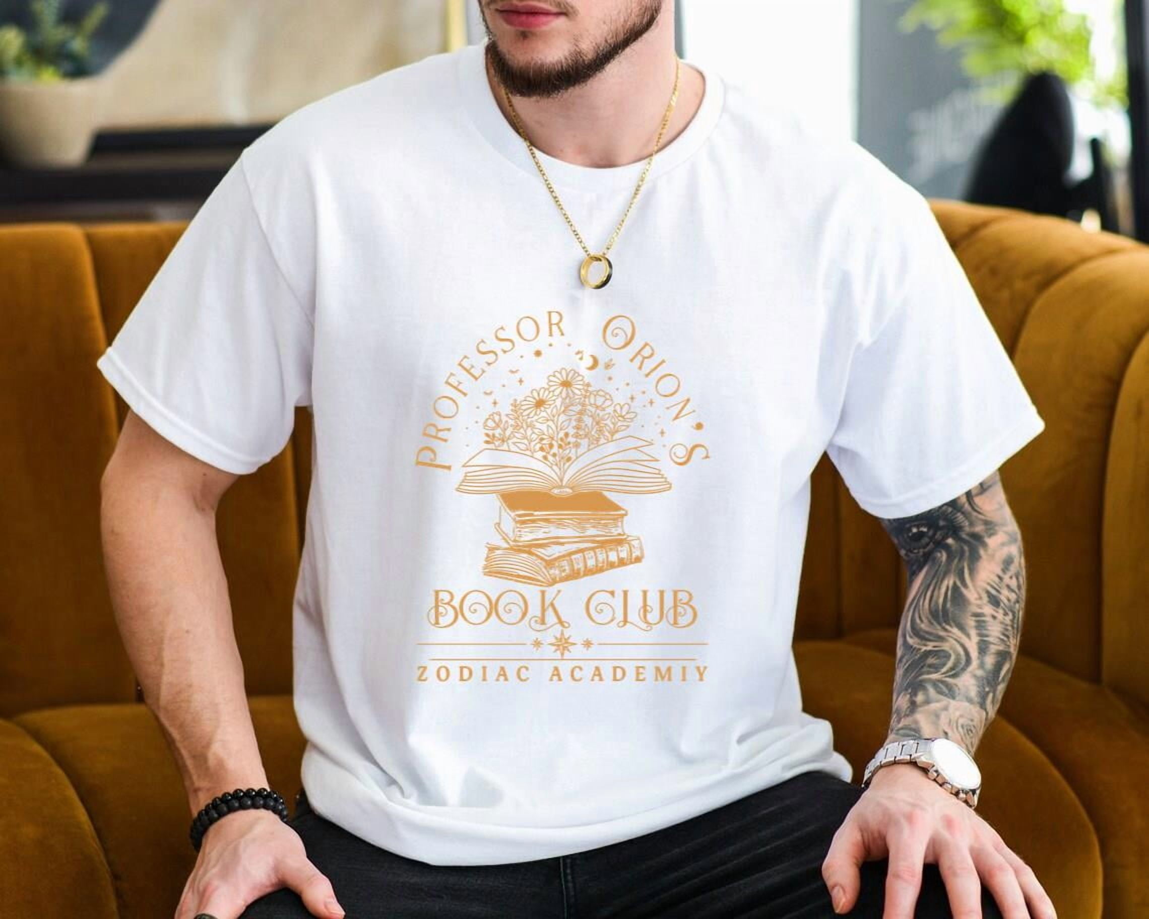 Zodiac Academy Unisex T-shirt with Professor Orion Fantasy Book Club ...