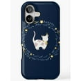 Zodiac Cat Taurus Sign Art Phone Case for iPhone 11 12 13 14 15 16 17 ...