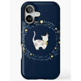 Zodiac Cat Taurus Sign Art Phone Case for iPhone 11 12 13 14 15 16 17 ...