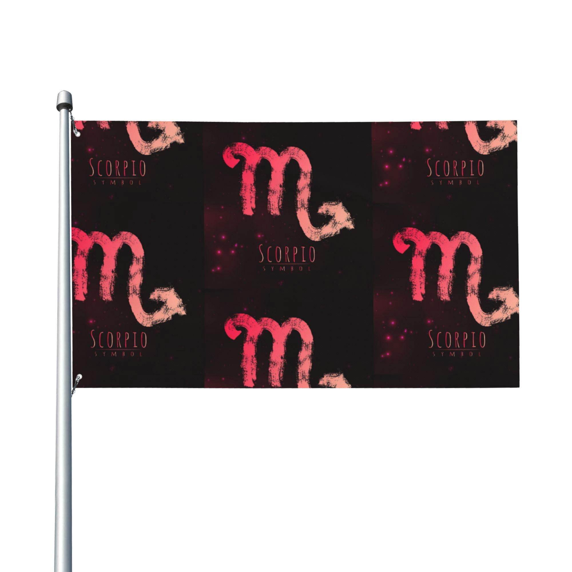 Zodiac Constellation Galaxy Scorpio Sign Flags Garden Home Flag House ...