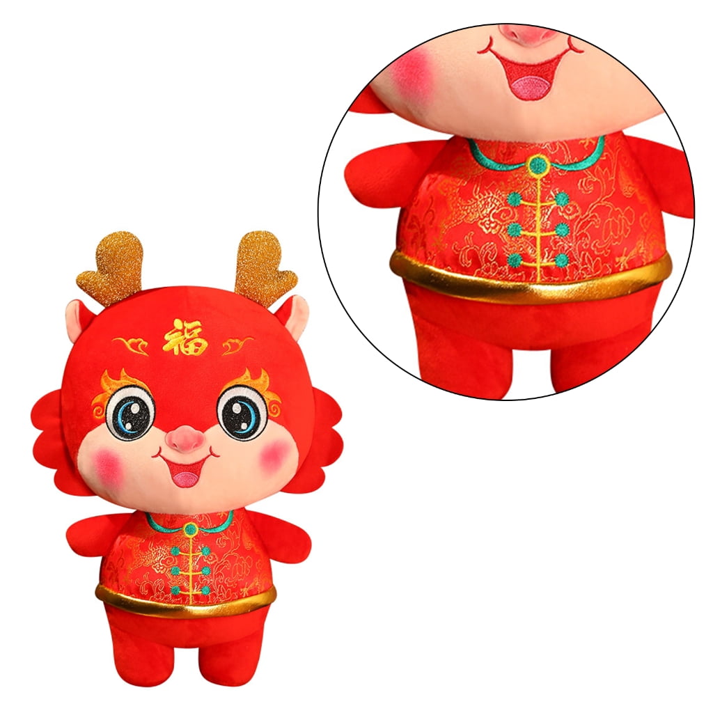 Zodiac Dragon Plush Toy Cuddle Doll Stuffed Toy Chinese New Year Gift ...