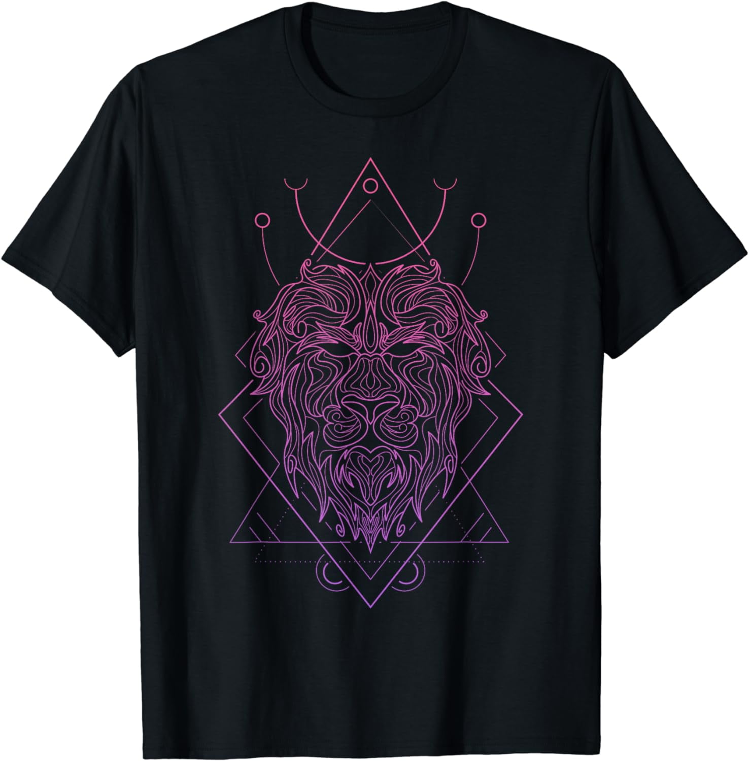 Zodiac Geometry - Leo Astrological Sign Symbol Astrology T-Shirt ...