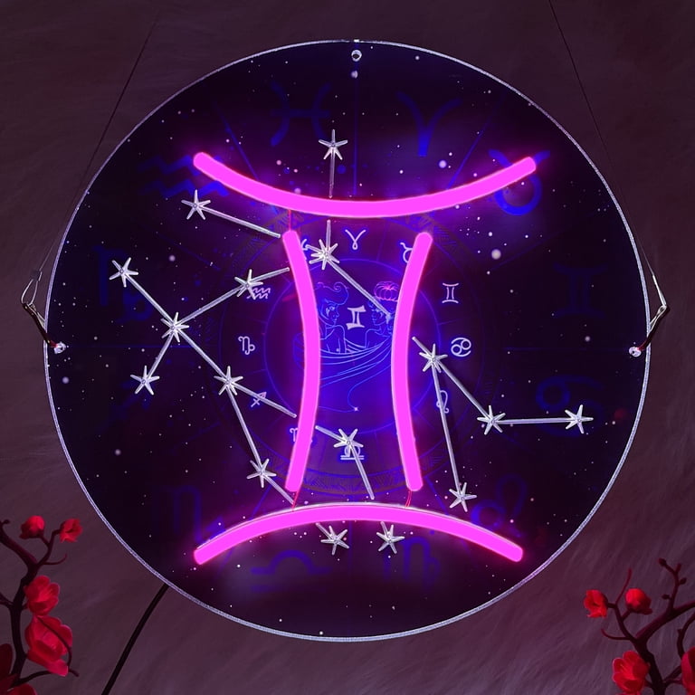 Pink Gemini Symbol