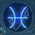 Zodiac Horoscope Sign - Pisces Neon Signs for Wall Decor，Constellation ...
