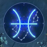 Zodiac Horoscope Sign - Pisces Neon Signs for Wall Decor，Constellation ...