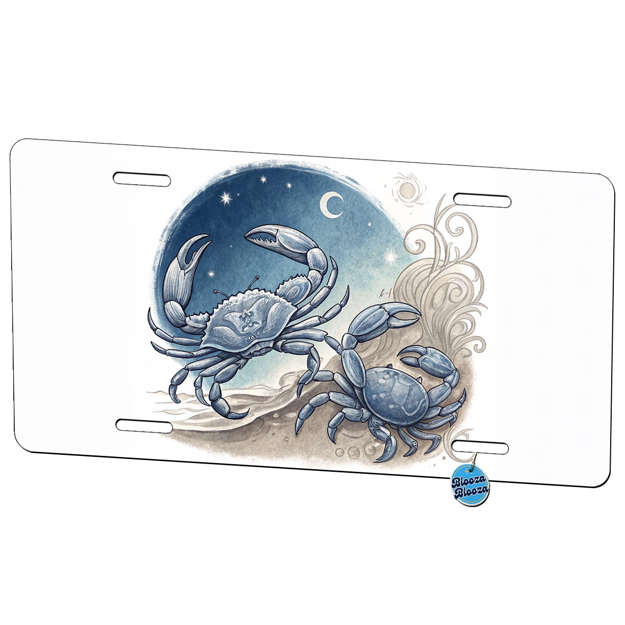 Zodiac Horoscope Symbol Cancer Crab Metal Novelty License Plate ...