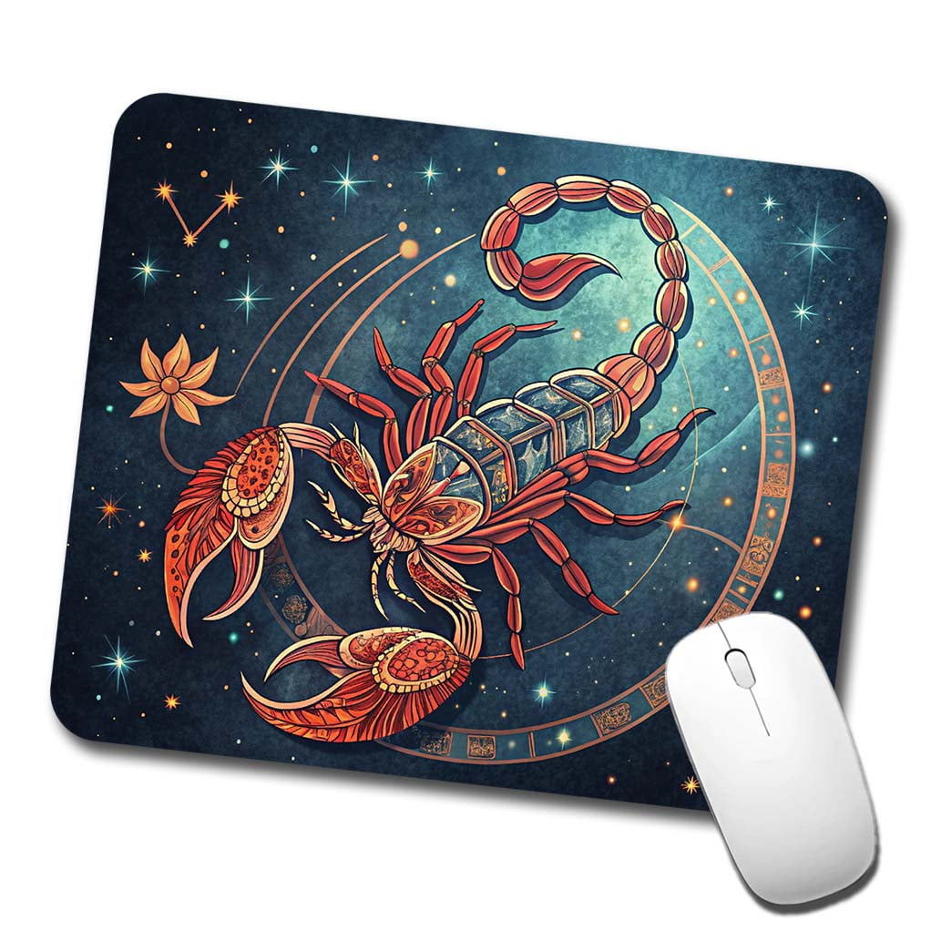 Zodiac Horoscope Symbol Scorpio Scorpion Mouse Pad Low Profile Gaming ...