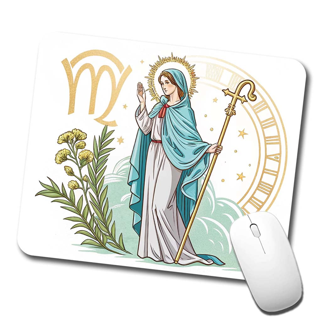 Zodiac Horoscope Symbol Virgo Maiden Virgin Mouse Pad Low Profile ...