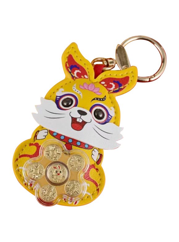 Lucky Rabbit Foot Keychain