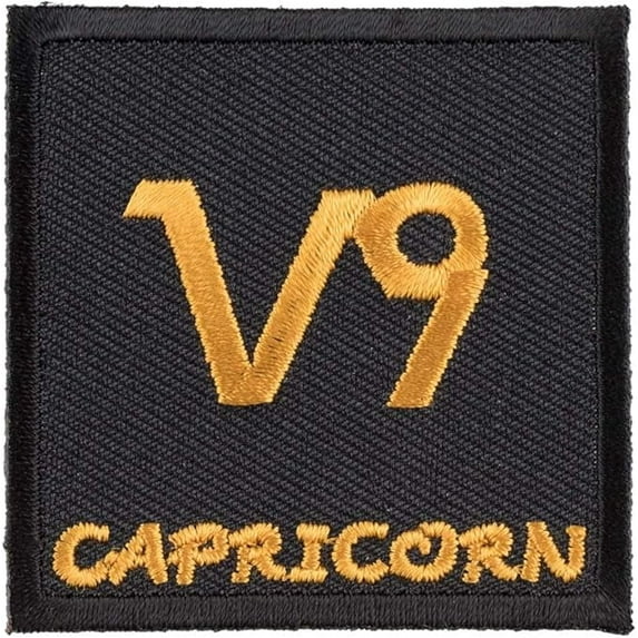 Zodiac Sign Capricorn Black & Gold Patch, Zodiac Patches - Walmart.com