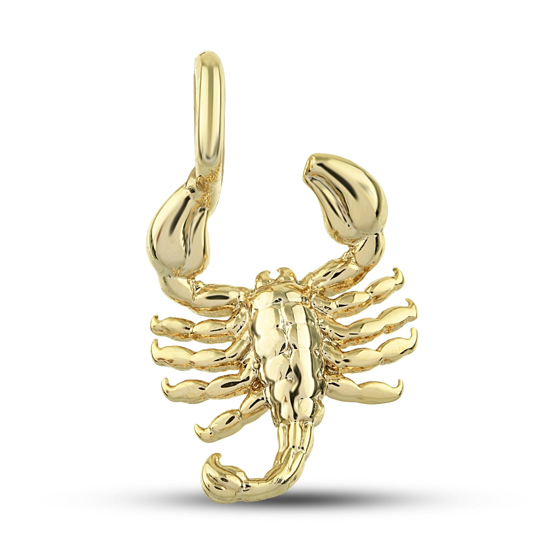 Zodiac Sign Charm, Scorpion - Gold Plated Astrology Charm, Horoscope ...
