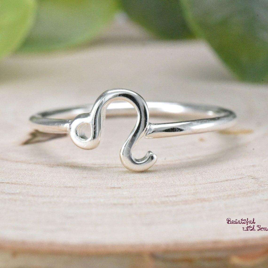 Zodiac Sign Ring, Leo Ring, Star Signs Ring, Birth Date Ring, Leo ...