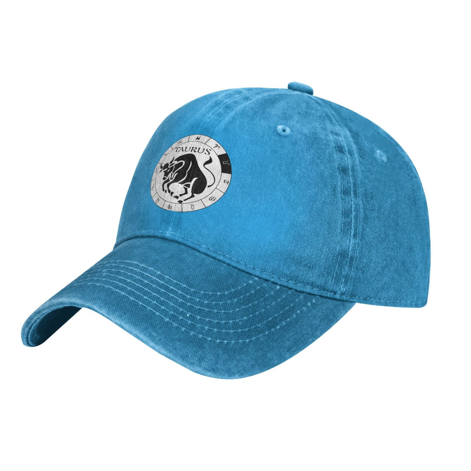 Zodiac Sign Taurus Baseball Cap Vintage Washed Distressed Cap Golf Dad ...