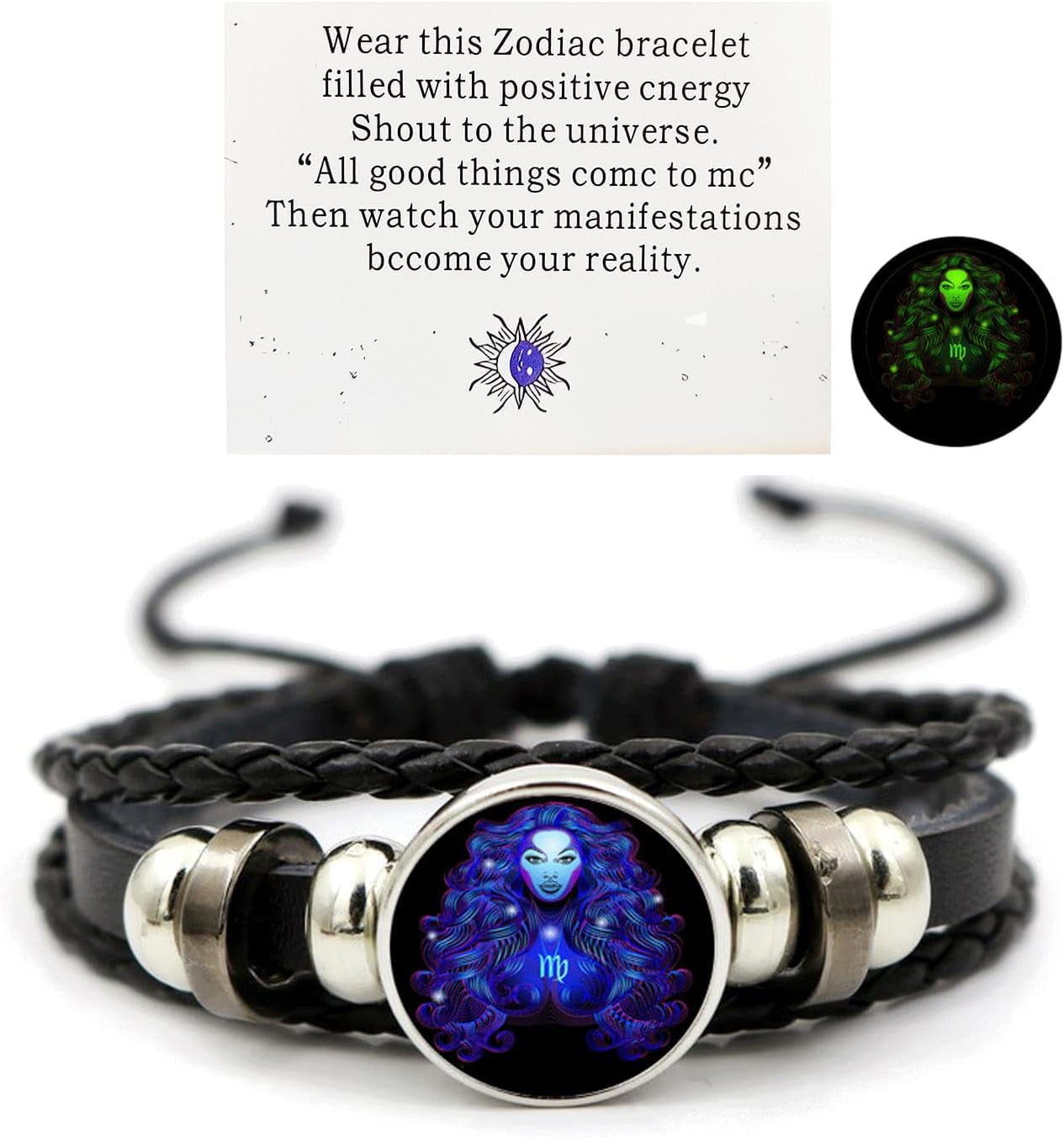 Zodiac Signs Spirit Bracelet Zodiac Bracelet for Women Men Adjustable ...