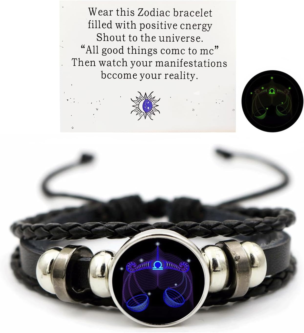 Zodiac Signs Spirit Bracelet Zodiac Bracelet For Women Men Adjustable ...
