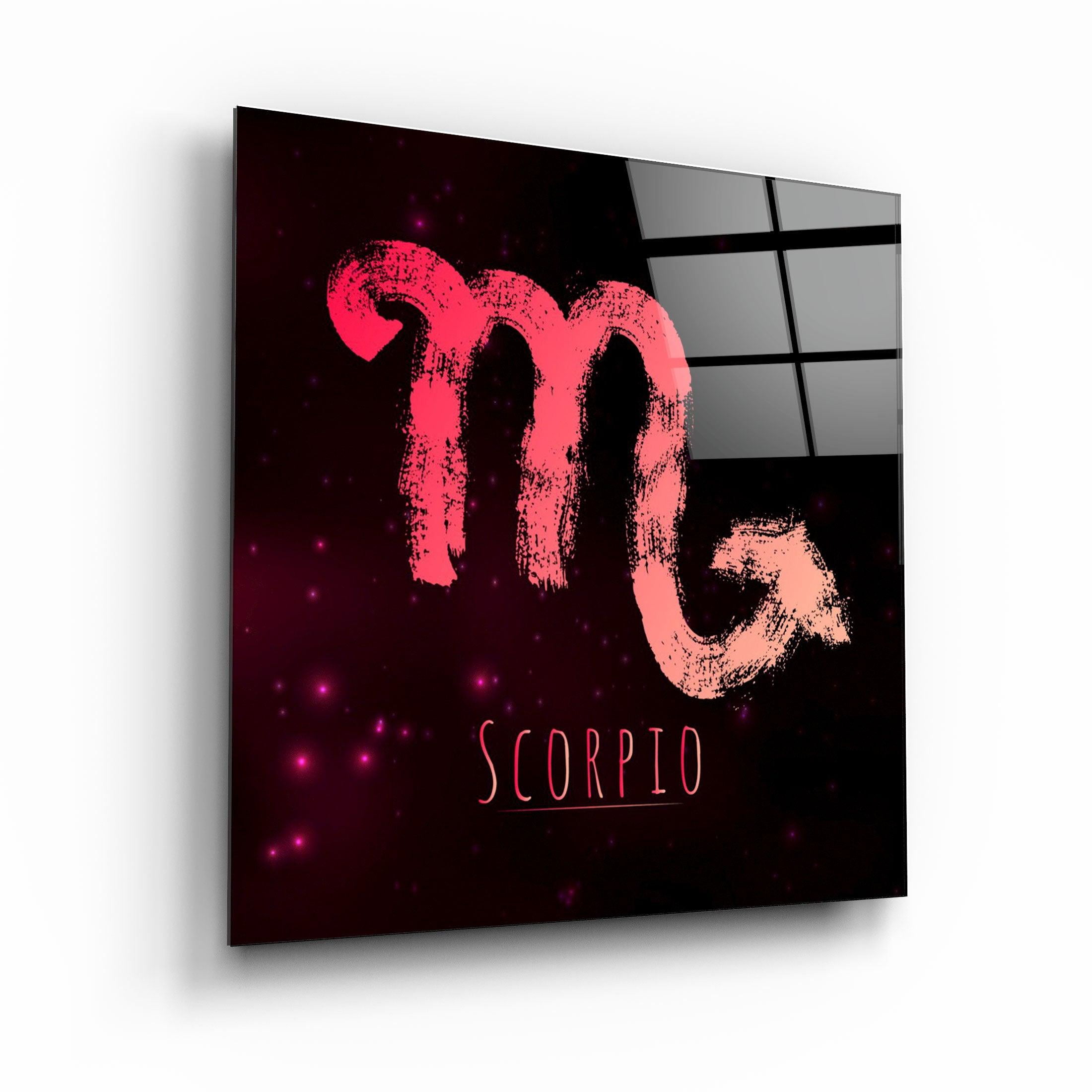 ."Zodiac V2 - Scorpio". Glass Wall Art - Walmart.com