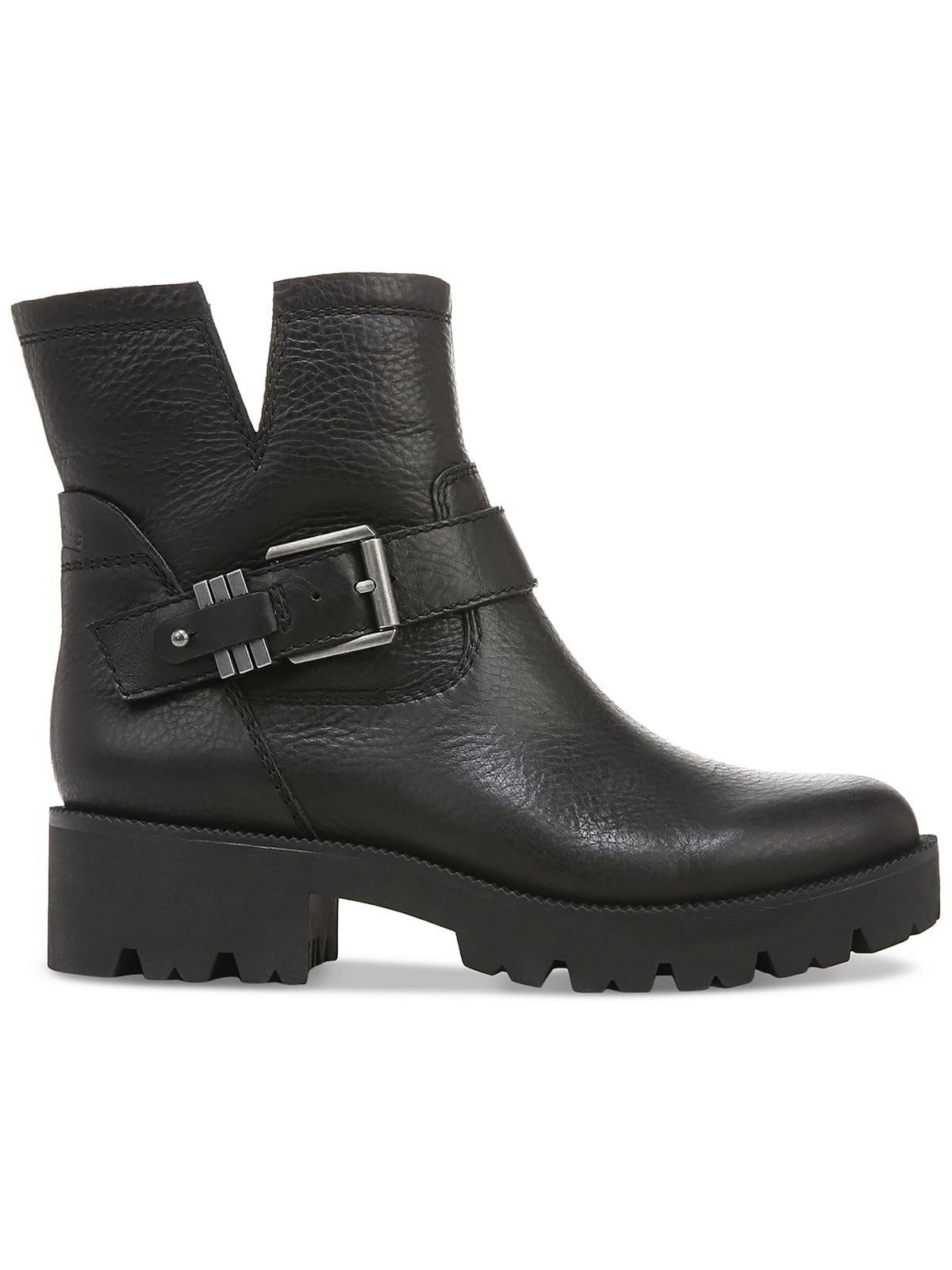 Zodiac Womens Miller Leather Lug Sole Booties - Walmart.com