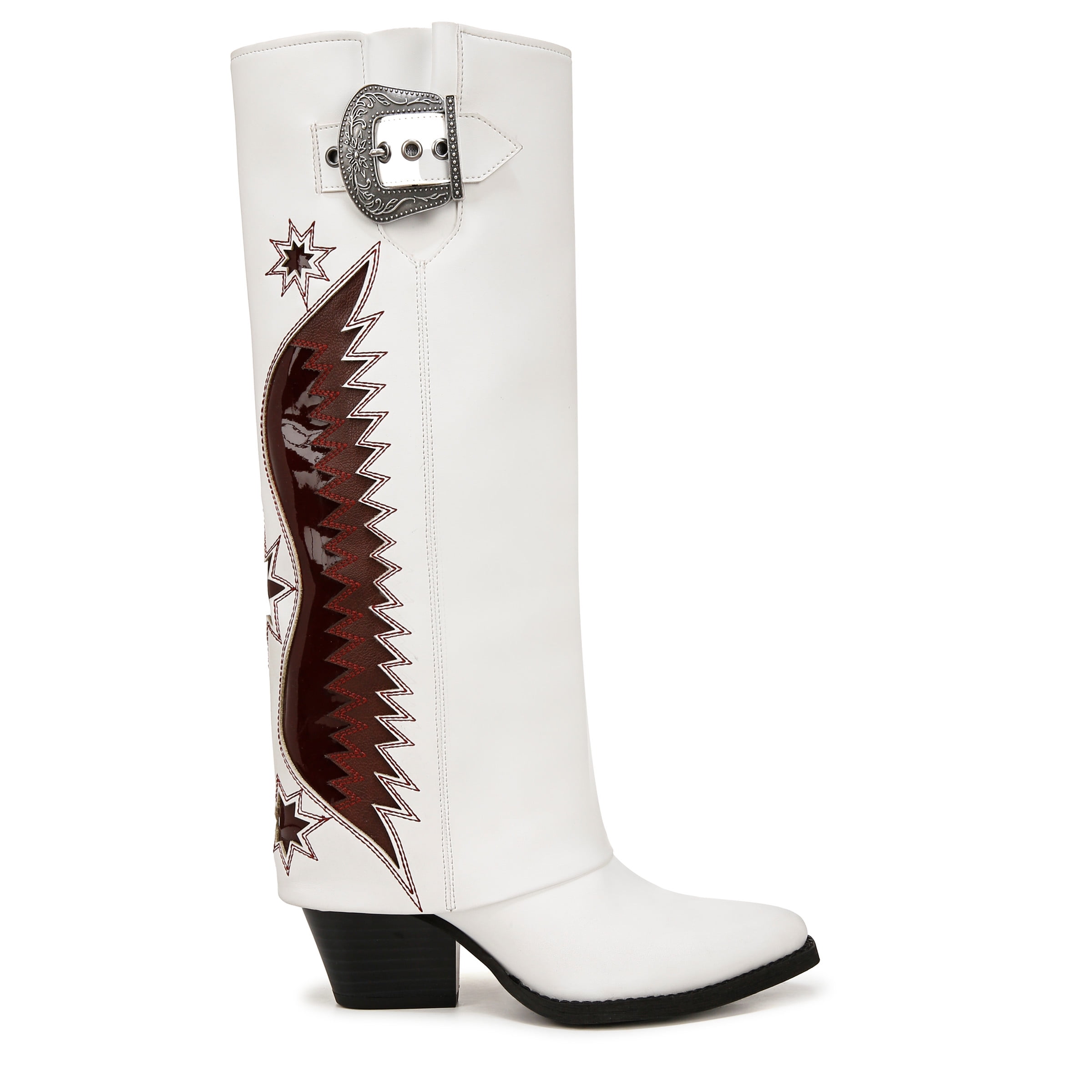 Zodiac Womens Rowena-Wings Zip Tall Western Boots - Walmart.com