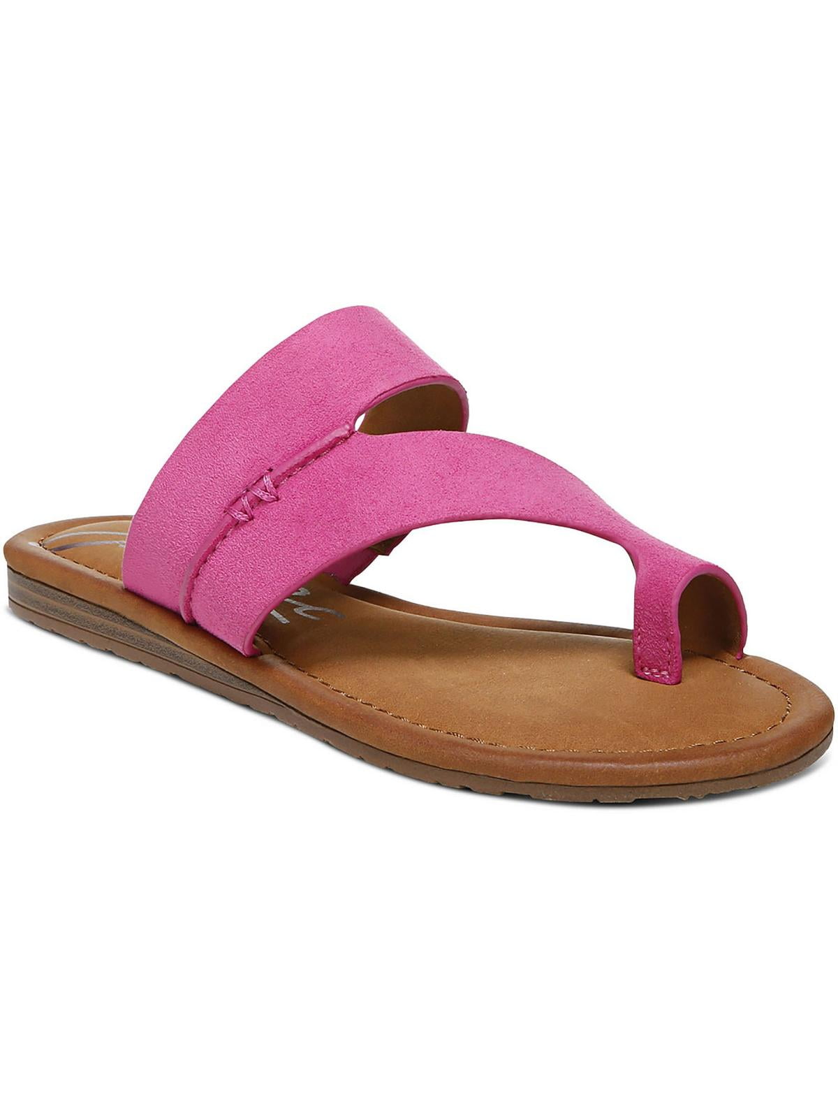 Zodiac Womens Yuma Faux Suede Toe Loop Slide Sandals - Walmart.com