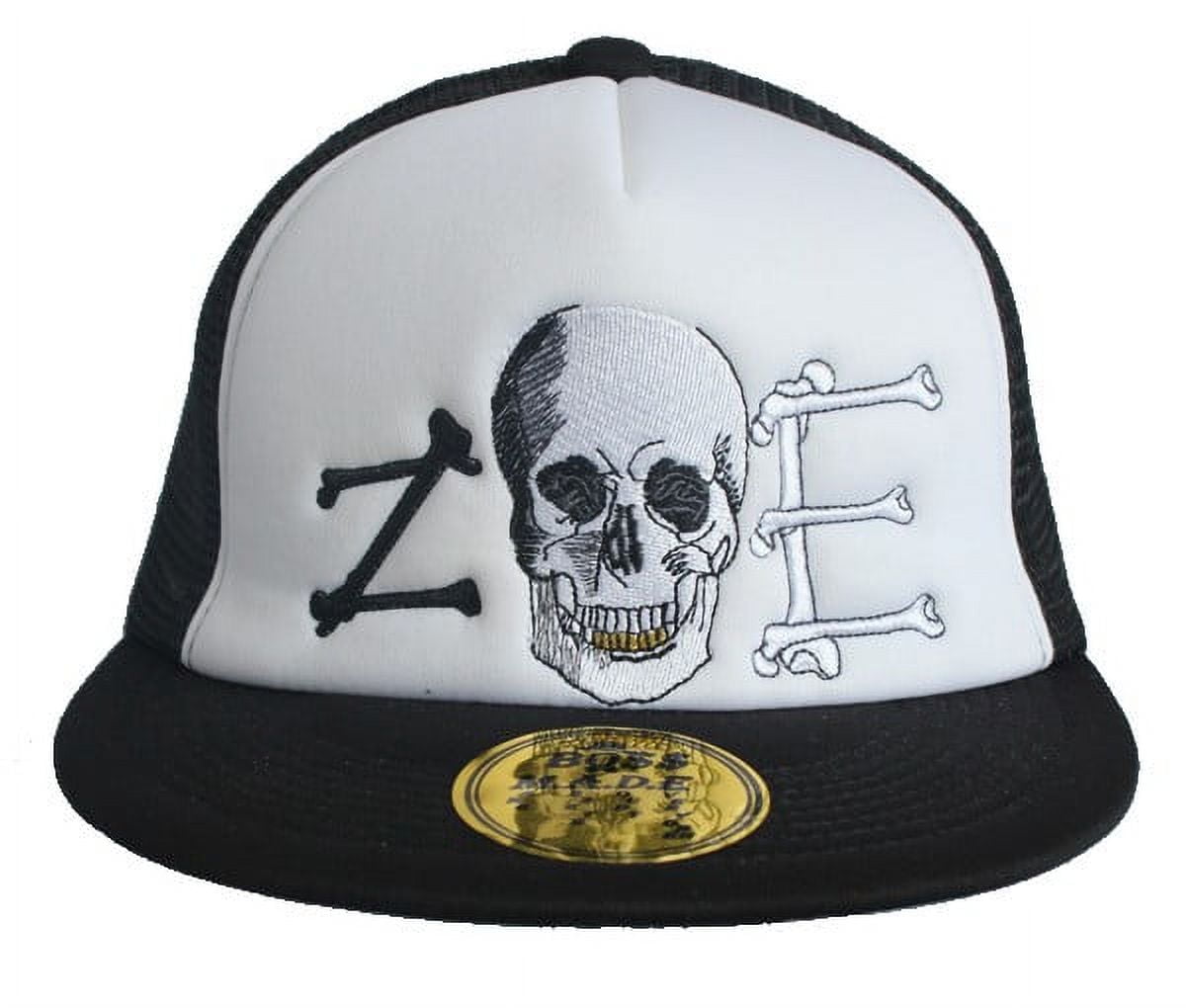 Zoe Haiti Hat by BOSS M.A.D.E Black White - Walmart.com