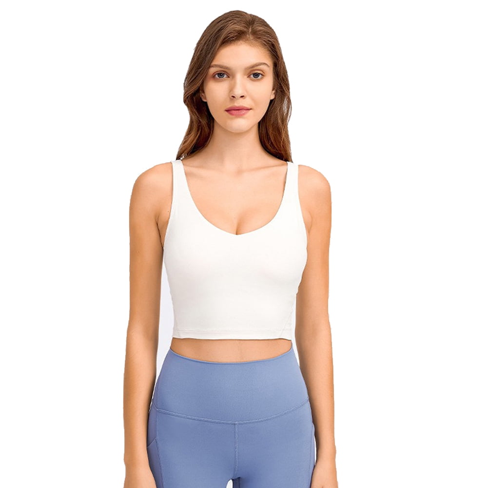 Zoeecloth Vest Top for Women Sports Bras with Built in Bra,Women's ...
