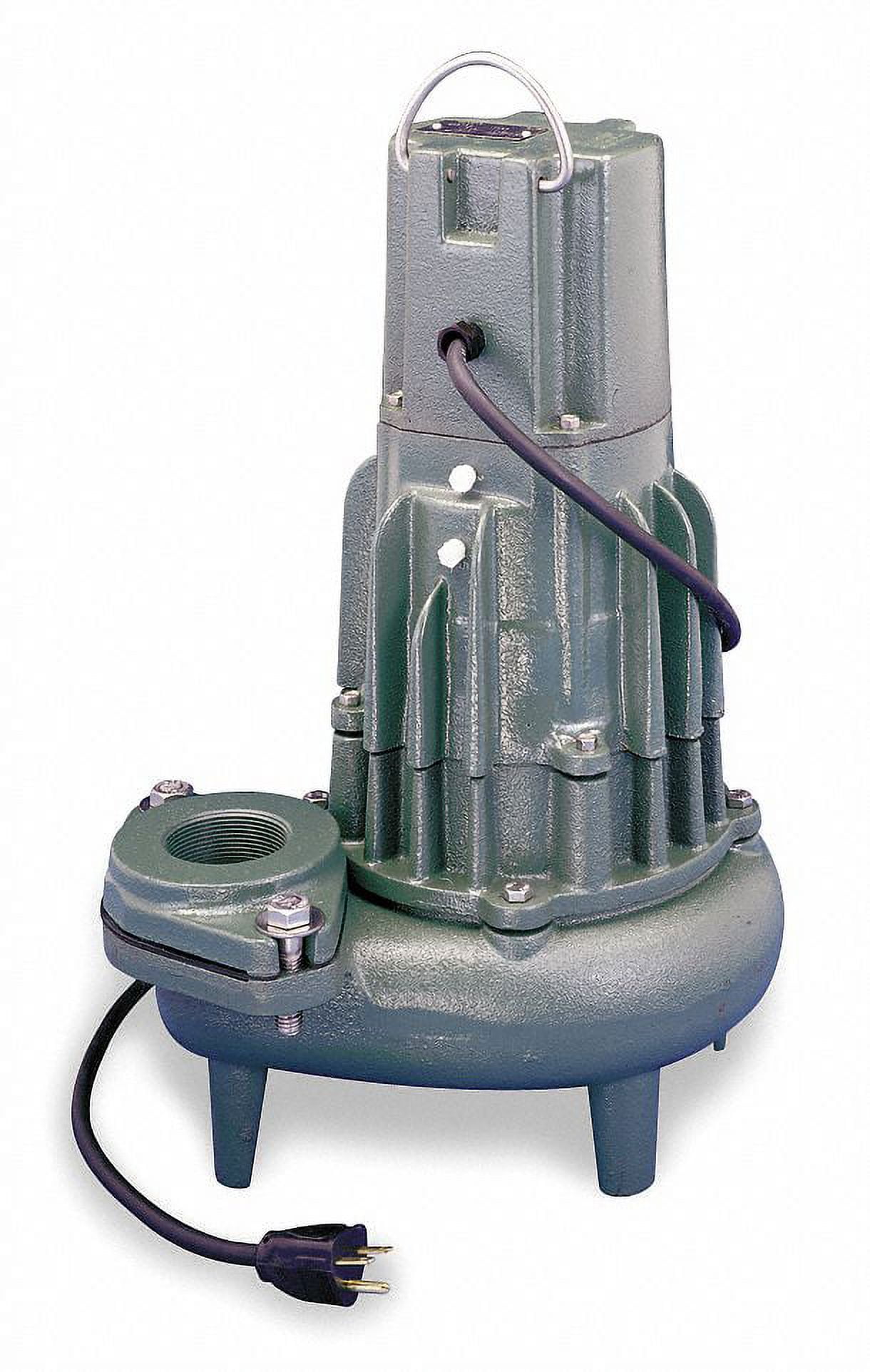 Zoeller 1 HP,Sewage Ejector Pump,230VAC E284 - Walmart.com