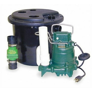 Shellback 1/8 HP Water Drain Laundry Tray Pump with Quick Mount Fitting ...