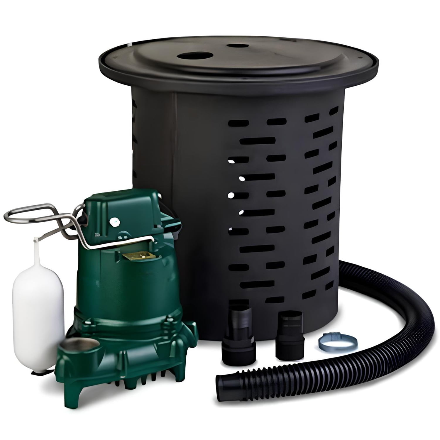 Zoeller 1/3-HP 115-Volt Cast Iron Submersible Sump Pump Kit - Walmart.com
