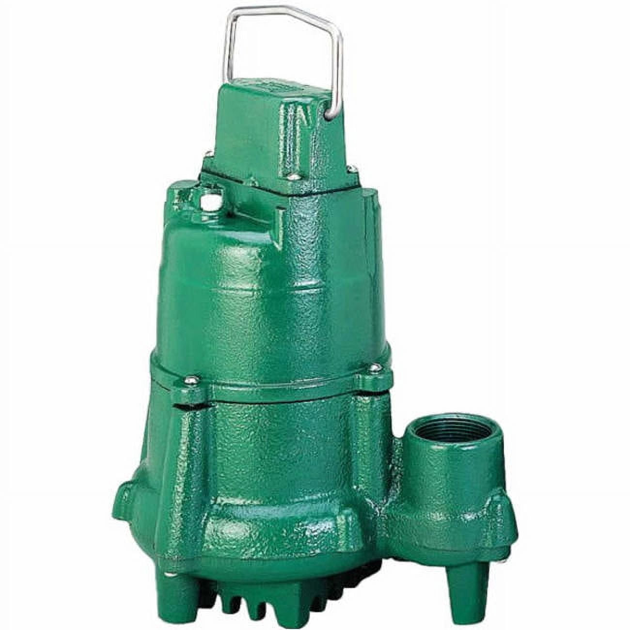 Zoeller N98 1/2 Hp Cast Iron Submersible Sump Pump (Non-Automatic ...