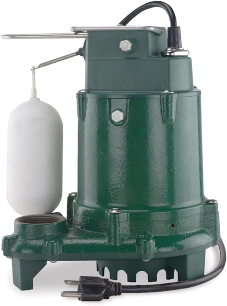 Zoeller Pro Series 1052 w/ Non-Clogging Vortex Impeller, Moves 48 ...