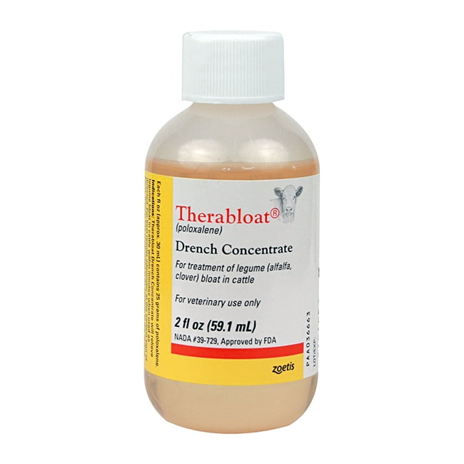 Zoetis Animal Health Therabloat Drench Concentrated Treatment Stomach ...