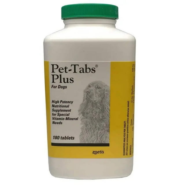 Zoetis Pet-Tabs Plus Chewable Vitamin-Mineral Supplement, Dietary ...