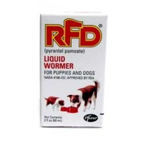 Zoetis Rdf Liquid Wormer for Puppies Dogs Dewormer Broad Spectrum 60ml ...