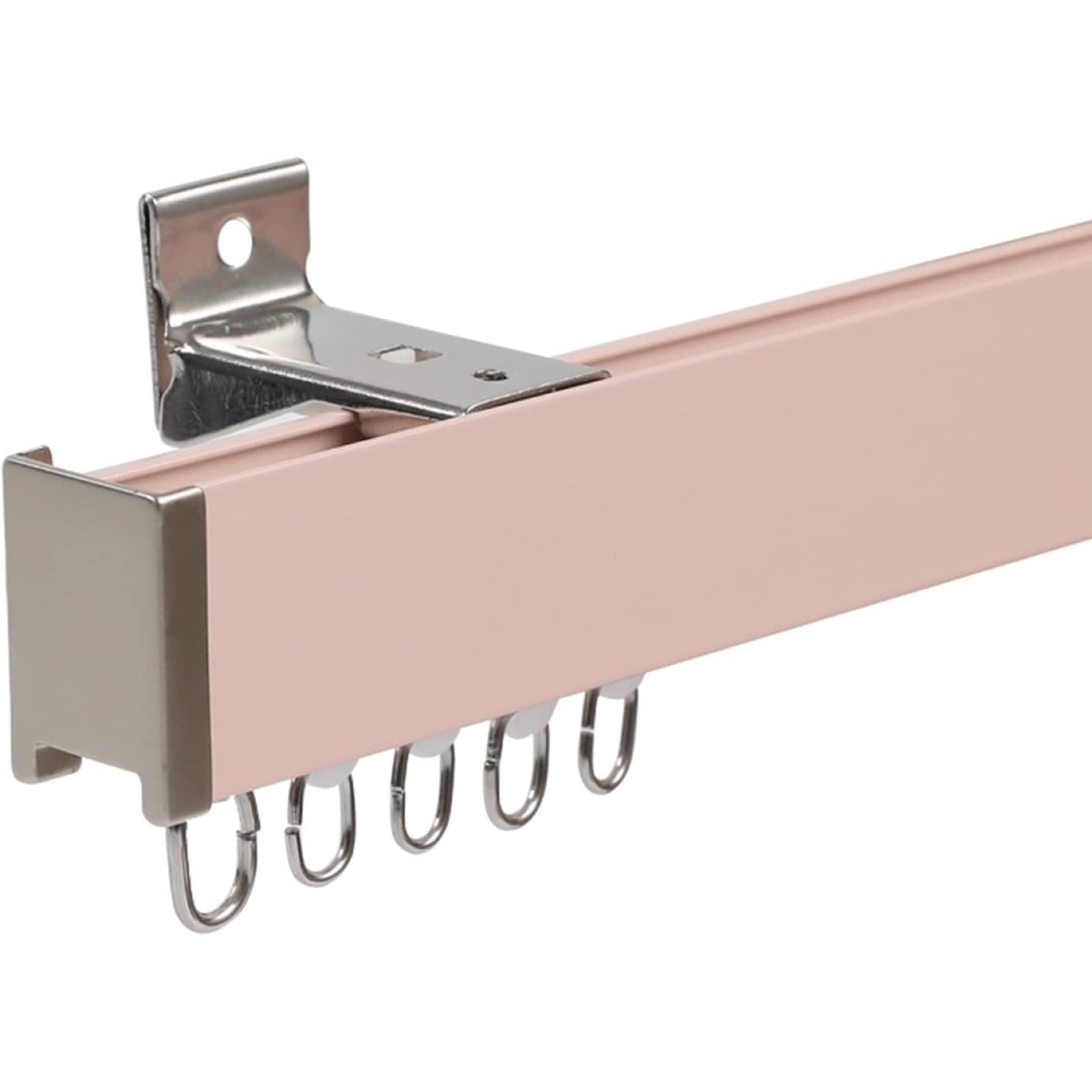 Zoever Aluminum Curtain Rods for Windows 16 to 236 Inches Adjustable ...