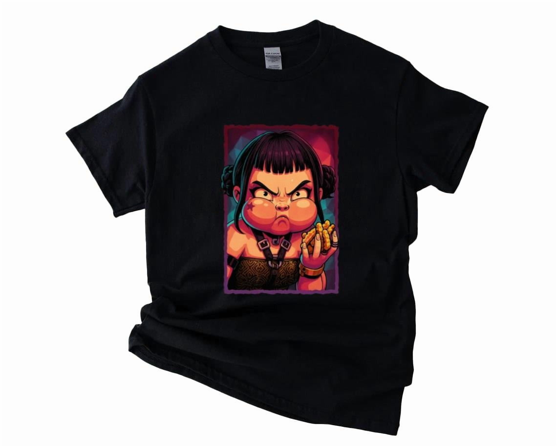 Zoey Fry Face Funny Anime Fan Merch K Pop Demon Hunters Gift Unisex T ...