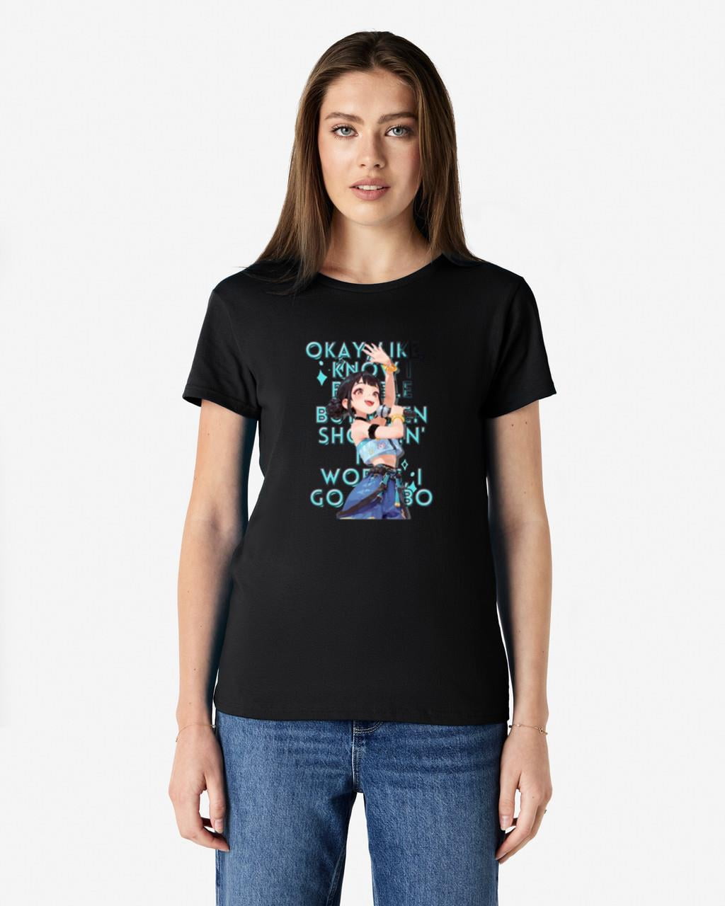 Zoey Graphic With Kpop Demon Hunters Energy And Fan Art Unisex T-Shirt ...
