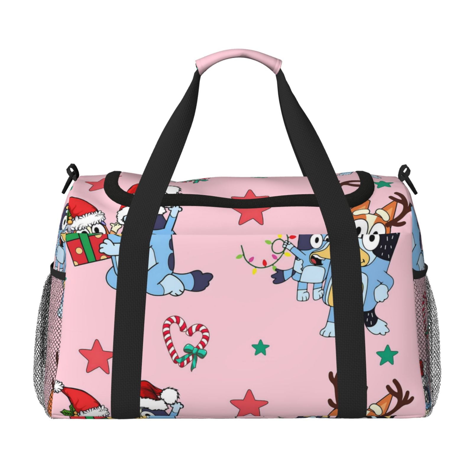 Zofaai Bluey Pattern Hand Travel Bag, Adjustable Shoulder Strap ...