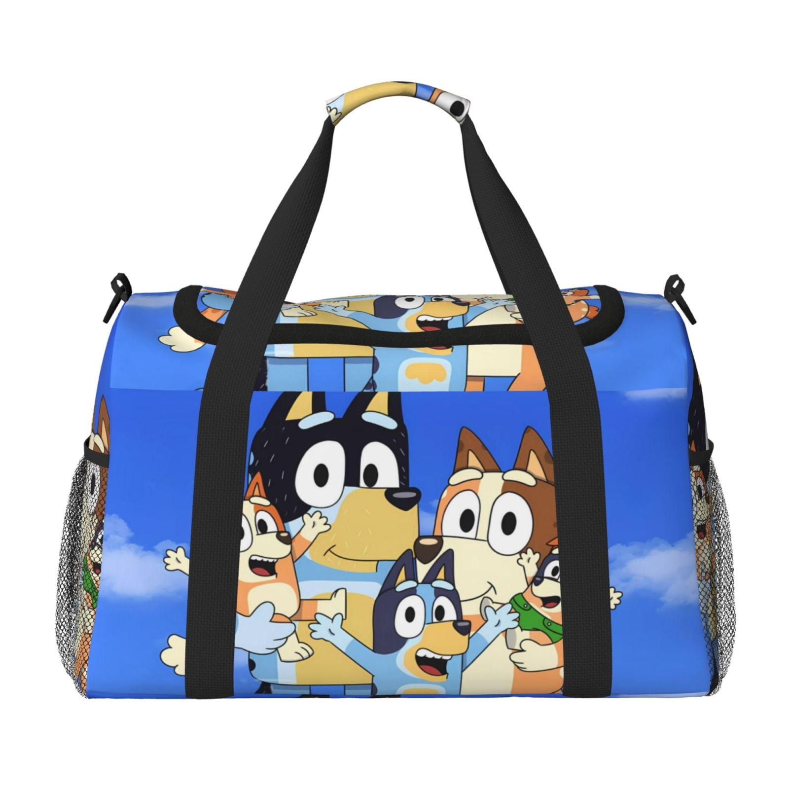 Zofaai Bluey Pattern Hand Travel Bag, Adjustable Shoulder Strap ...