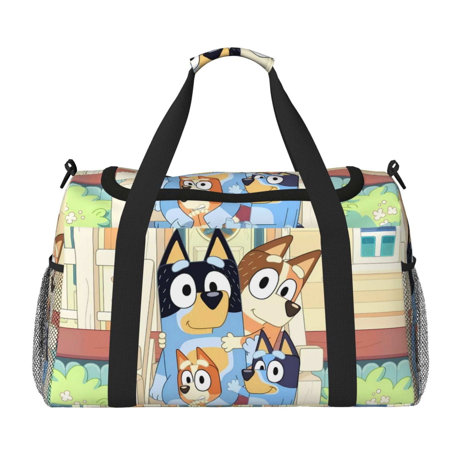 Zofaai Bluey Pattern Hand Travel Bag, Adjustable Shoulder Strap ...