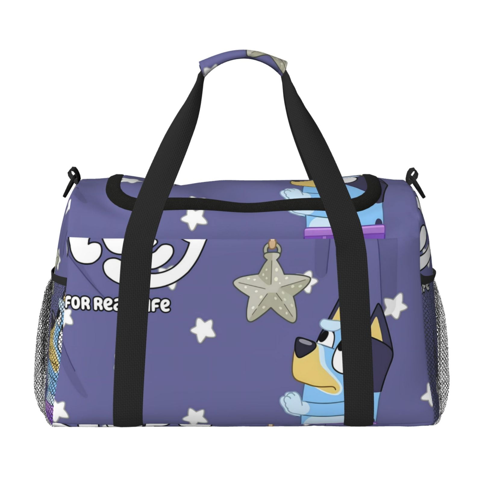 Zofaai Bluey Pattern Hand Travel Bag, Adjustable Shoulder Strap ...