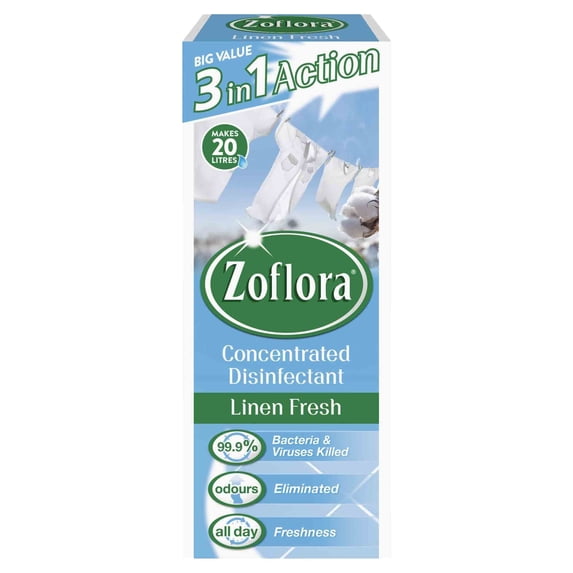 Zoflora Disinfectant, Lavender Fragrance, 120ml, Multi-Purpose Cleaner ...