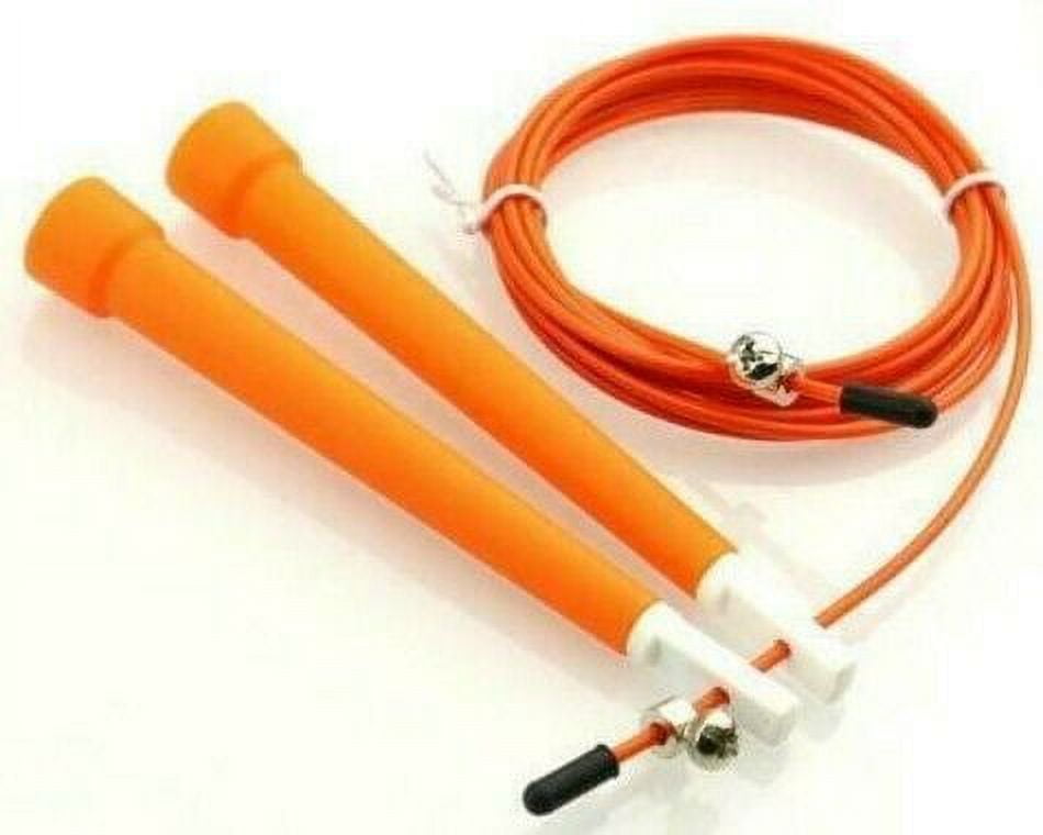 ZogeeZ Speed Skipping Orange Jump Rope Adjustable Fitness Wire Crossfit ...