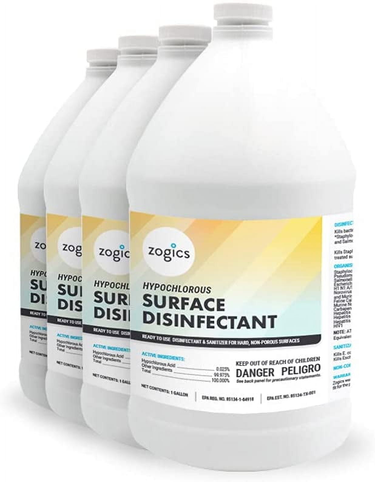 Zogics Hypochlorous Acid Ready-to-Use Disinfectant - EPA-Registered ...