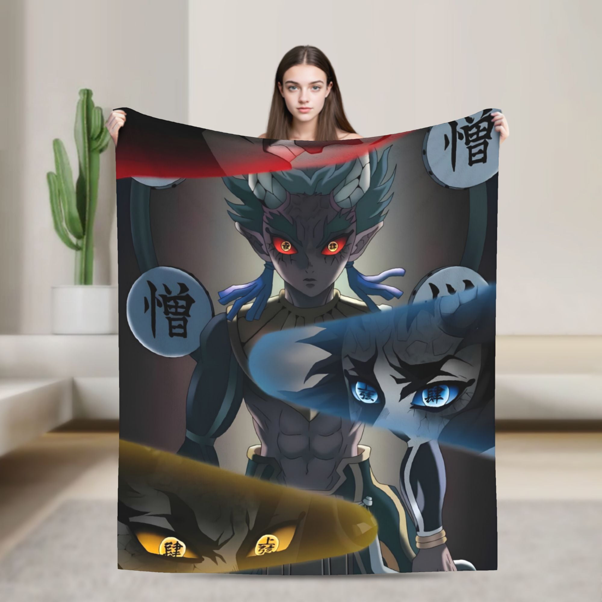 Zohakuten Throw Blanket - Hantengu Strongest Form Art, Lightweight Warm ...