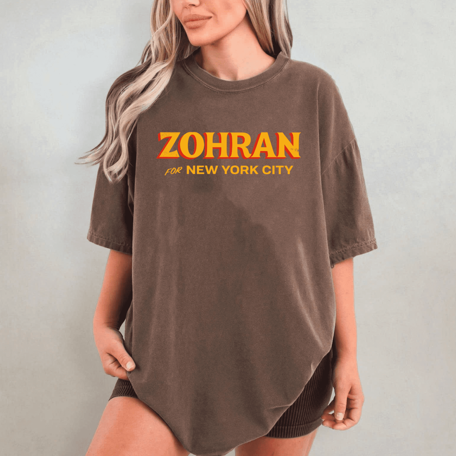 Zohran for NYC Boxy Tee, Zohran for Mayor, Zohran Mamdani, Vote Zohran ...