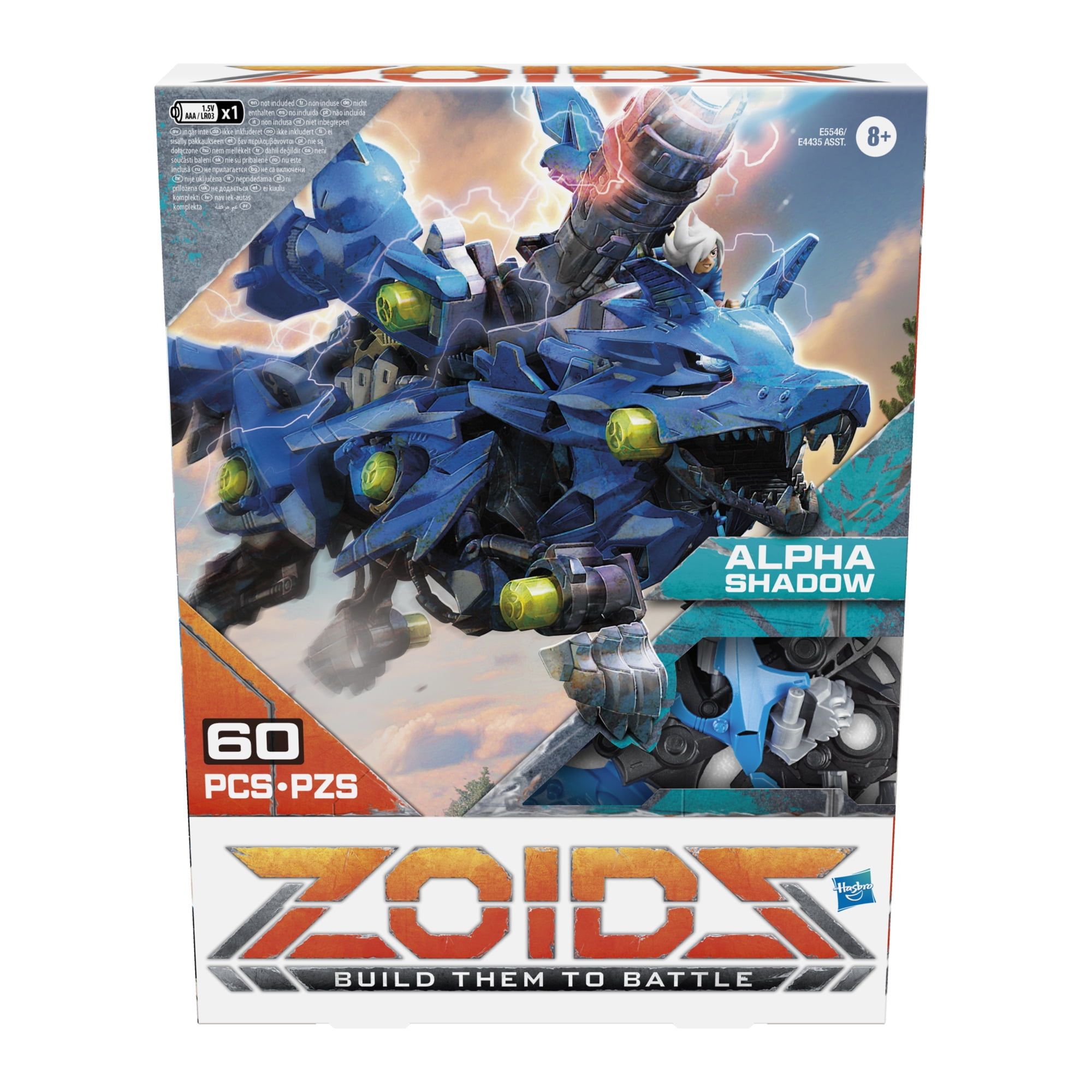 Hasbro Zoids Giga Battlers Alpha Shadow - Epic Battle Pack, Wolf-Type ...