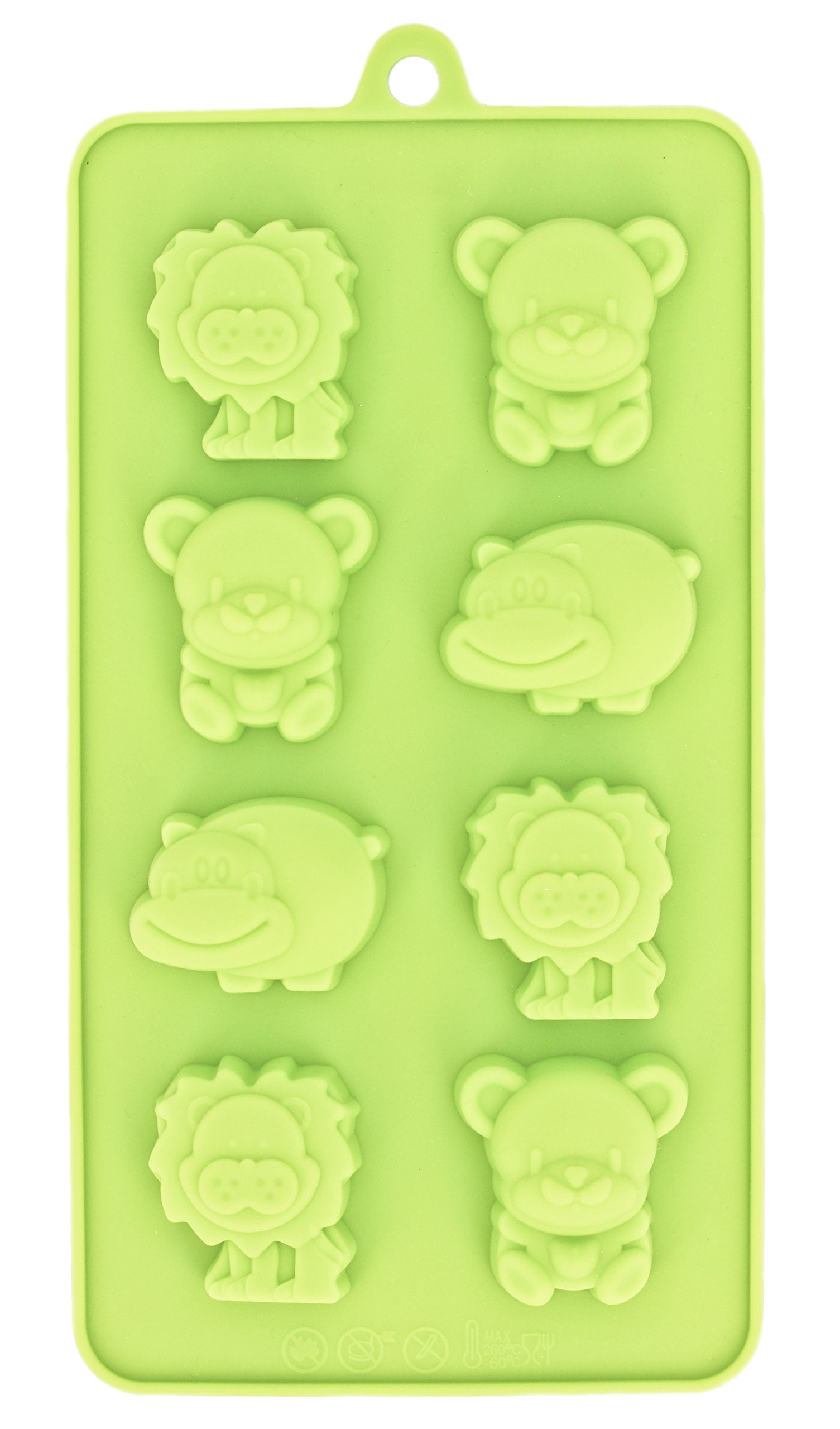Zoie + Chloe Silicone Ice Tray & Mold for Gummy Bear, Jello, Chocolate ...