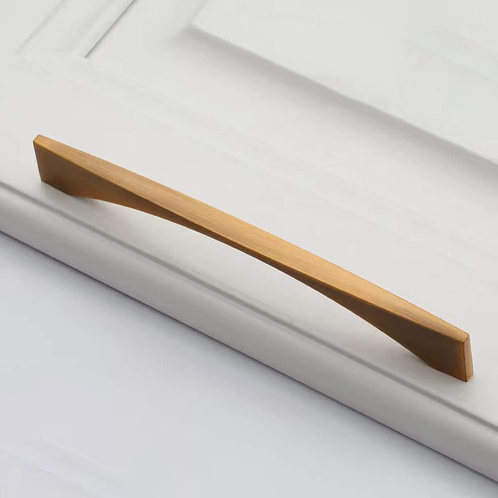 Zoizocp 4 Pack Cabinet Drawer Pulls, Brushed Coffee Bridge Shape Pulls ...